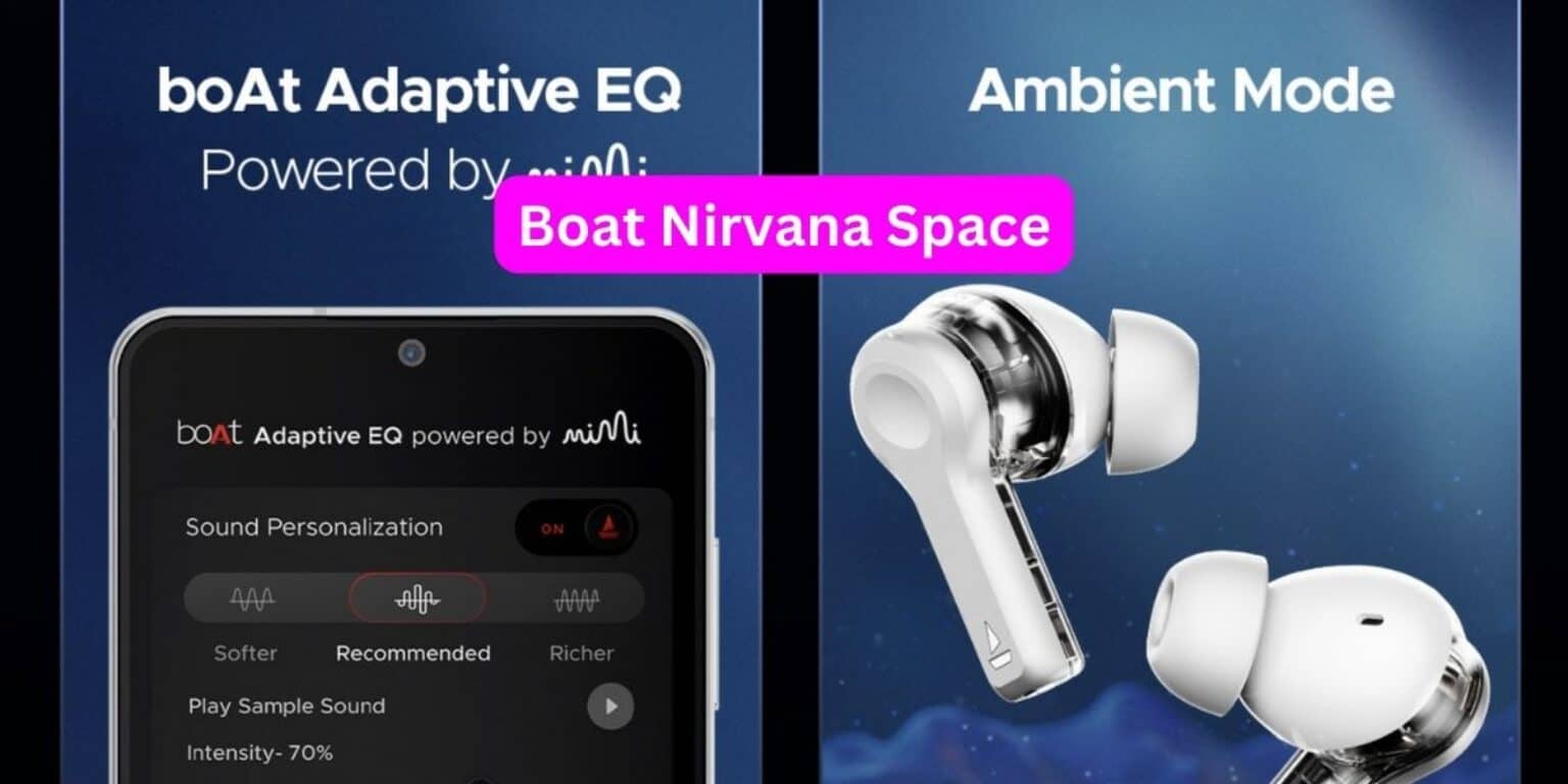 Boat Nirvana Space Earbuds with ANC Launches on Amazon Prime Day Sale ...
